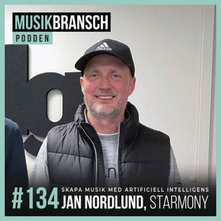 134. Skapa musik med artificiell intelligens - Jan Nordlund, Starmony ...