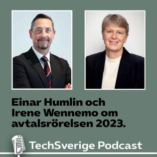 Einar Humlin och Irene Wennemo om avtalsrörelsen 2023 - TechSverige ...
