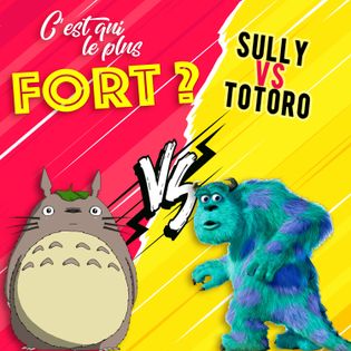 Sully vs Totoro, le combat des monstres gentils - C'est qui le plus ...